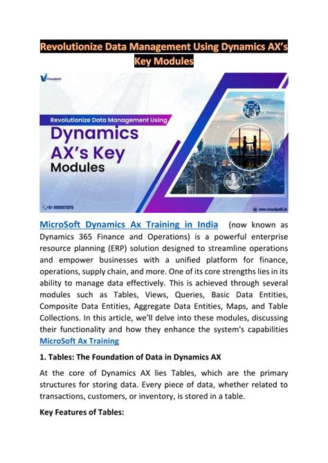 ppt microsoft dynamics ax training in india microsoft ax training