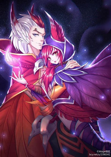Xayah And Rakan Lovers And Rebels Шая и Рэйкан Vastaya вастайи