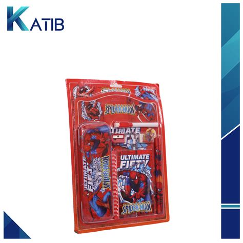 Spider Man Stationary Set [pd][1pc] Katib Paper And Stationery At