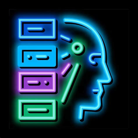 Algorithm Machine Learning Neon Glow Icon Illustration Vector Art At Vecteezy