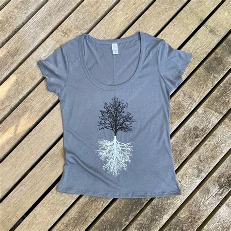 Scoop Neck Tee Etsy