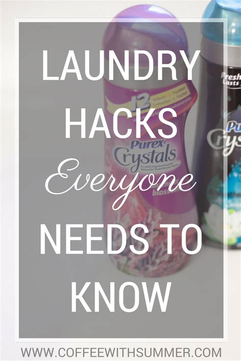 Laundry Hacks Everyone Needs To Know Coffee With Summer