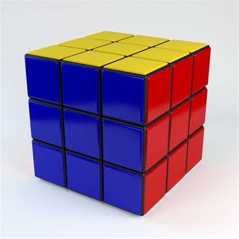 Rubik S Cube 3d Max