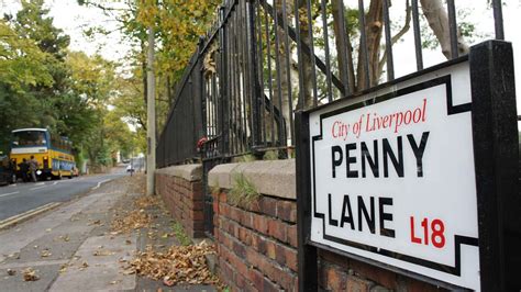 Penny Lane Is In My Ears And In My Eyes Liverpool Penny Lane