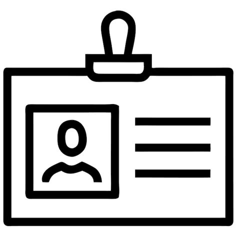 Vector Illustration Of Id Badge For Identification And Security Purposes Premium Ai Generated