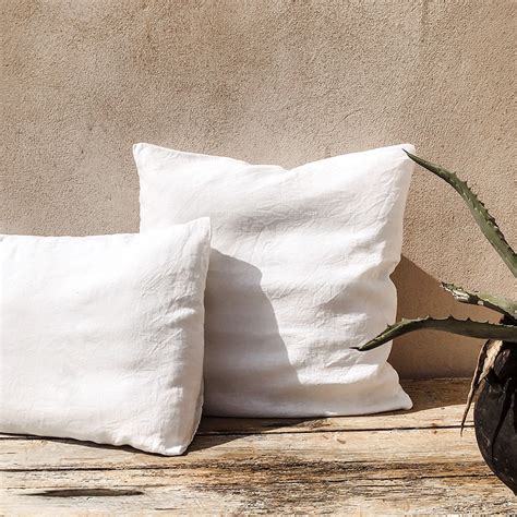 Leinen Kissen Ida weiß Lundkvist Home Living