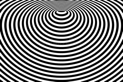 Circle Lines Pattern Abstract Design Convex Cone Shape Stock Vector Illustration Of Graphic