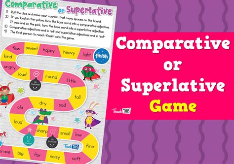 Comparative Or Superlative Game Teacher Resources And Classroom
