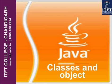 Itft Classes And Object In Java Pdf