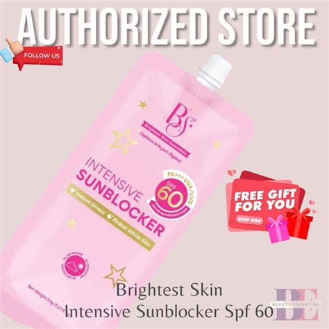 Brightest Skin Sunblock Gel Cream Spf 60 30ml Lazada Ph