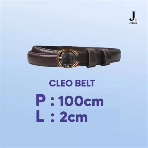 Jual JINISO Ikat Pinggang Cleo Belt Jeans Unisex Original 2025 ZALORA