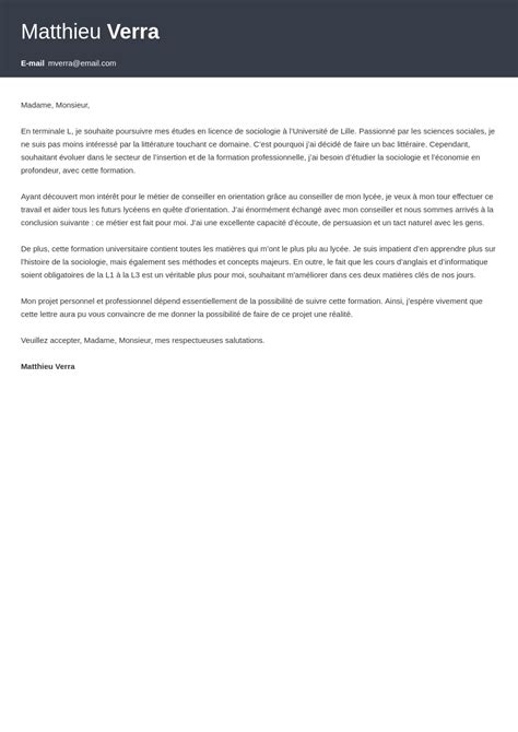 Lettre De Motivation Licence Science Politique 4140 Hot Sex Picture