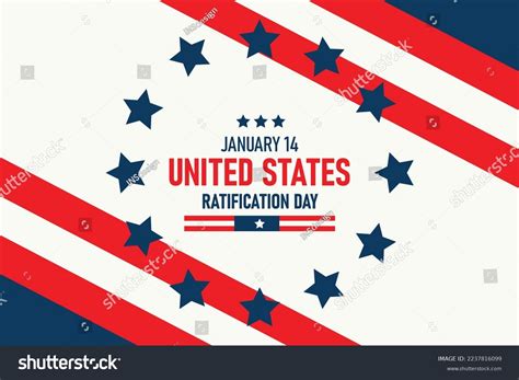 Ratification Day Background Design Modern Vector Stock Vector Royalty
