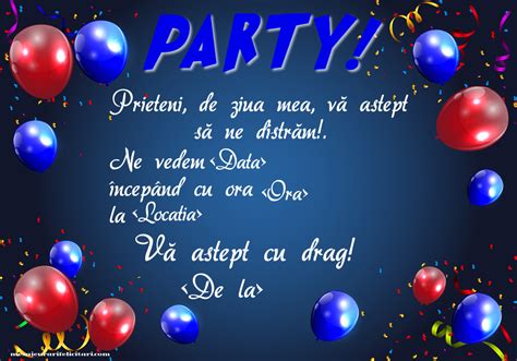 Invitatii Personalizate La Ziua De Nastere Pagina 4