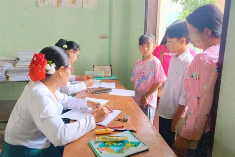 မိုင်းယုမြို့၌ ၂၀၂၄ ၂၀၂၅ ပညာသင်နှစ် အခြေခံပညာကျောင်းများ ကျောင်းအပ်န
