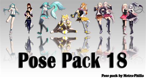 Mmd Pose Pack 18 By Metra Philia On Deviantart