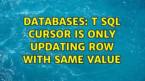 T Sql Cursor Sqlserver Declare Cursor For Kpwlv