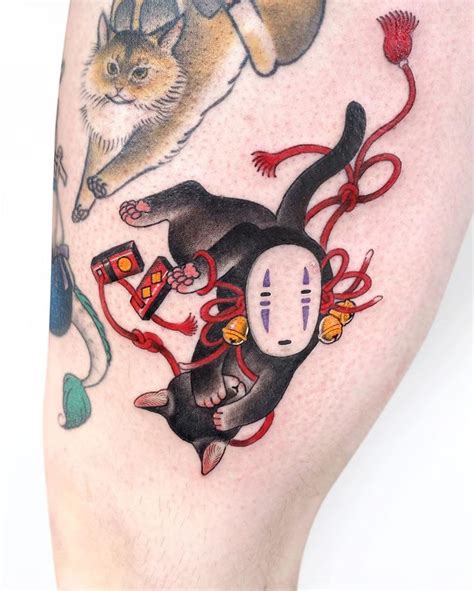 Kiera On Instagram No Face Cat Tattoo Done For Elly ♥️💖” Татуировка
