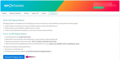 How To Use Wp Staging Restore Tool Extract Backups And Setting Up Wordpress Without Using