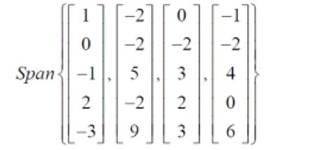 Solved A ﻿﻿﻿﻿is A 4 Dimensional Subspace In R5 ﻿﻿﻿b Is A