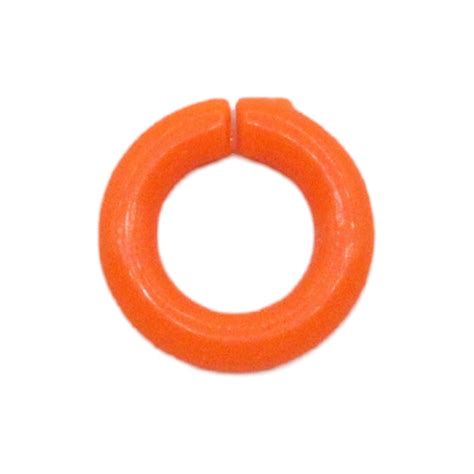 Ring 13mm Orange Bead Trimming And Craft Co