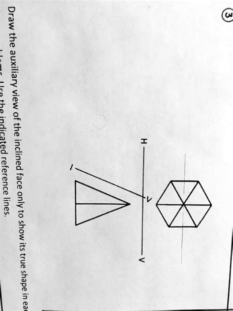 Solved Draw The Auxiliary View Draw The Auxiliary View Of The Inclined