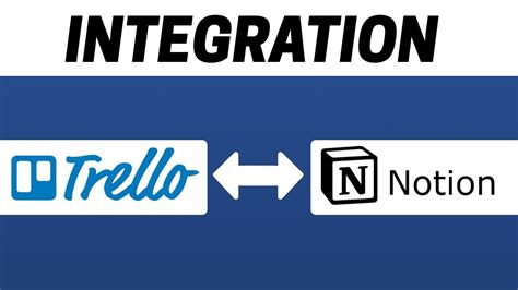 how to integrate trello with notion youtube