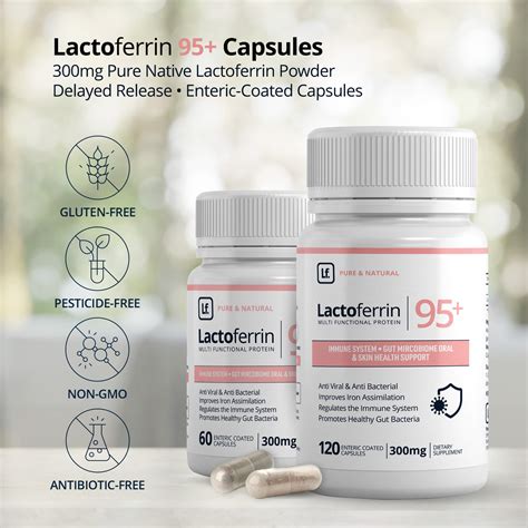 Lactoferrin Powder Capsule 300mg Lactoferrin Co