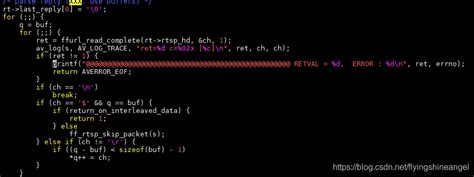 Ffmpeg调用avreadframe读取实时视频流返回averroreofffmpeg读摄像头 报错 Csdn博客