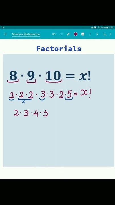 Factorials Equation Maths Matematica Algebra Equations Equazioni Factorials Youtube