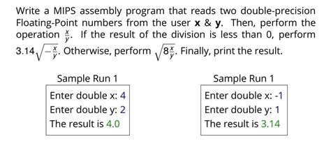 Solved Write A Mips Assembly Program That Reads Two