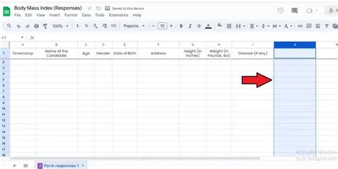 Create A BMI Calculator Using Google Forms And Google Sheets
