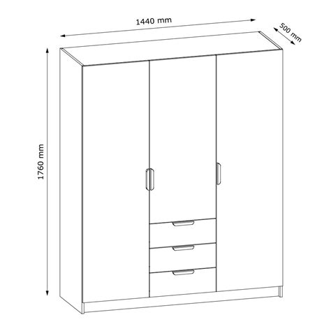 Spinta Jenslev 144 X 176 X 50 Cm Jysk Visada Puikūs Pasiūlymai