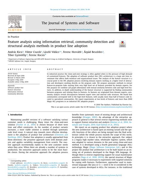 pdf feature analysis using information retrieval community detection