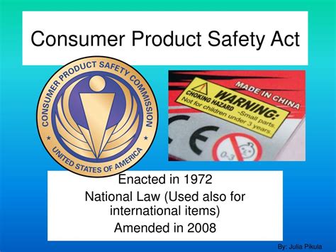 Ppt Consumer Product Safety Act Powerpoint Presentation Free