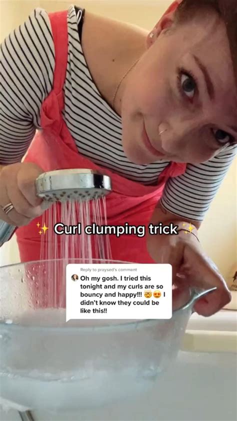 Curl Clumping Trick C Curlyzia Xo Curlyhair Beautytips Beautyhacks Hairtutorial Haircare
