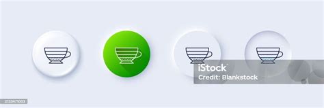 카푸치노 커피 아이콘입니다 뜨거운 음료 기호입니다 선 아이콘 벡터 0명에 대한 스톡 벡터 아트 및 기타 이미지 0명 3차원 형태 고급 Istock