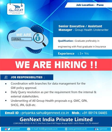 Priyanka Sahu On Linkedin Hello Everyone We Have Requirement For Senior Executive Assistant