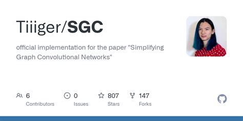 Github Tiiigersgc Official Implementation For The Paper Simplifying Graph Convolutional
