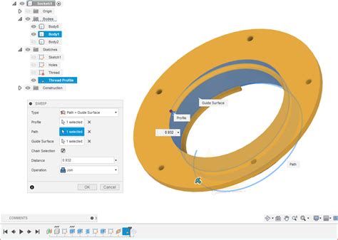 Solved Sweep With Helix Giving Unexpected Results Autodesk Community