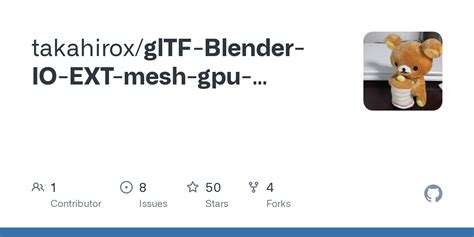 GitHub Takahirox GlTF Blender IO EXT Mesh Gpu Instancing