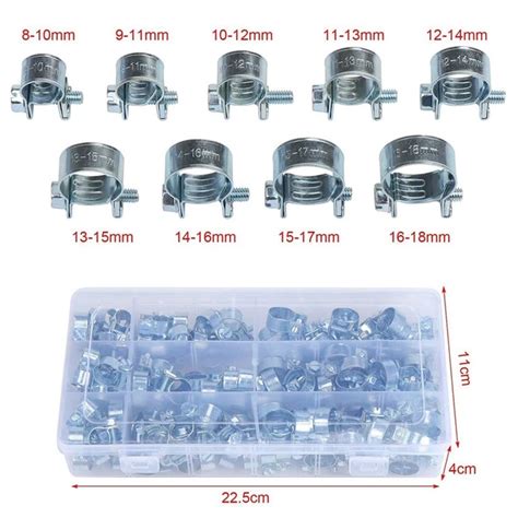 FASCETTE PER TUBI Tubo Azionamento A Vite Doppio Orecchio Acciaio Inox 304 EUR 64 78 PicClick IT