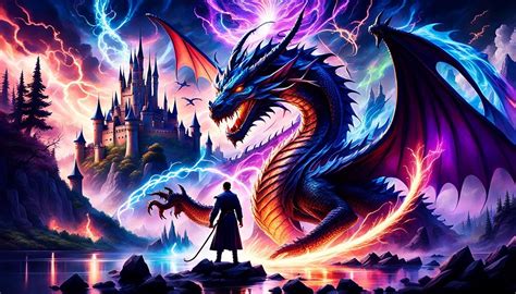 Sorcerer Summons A Dragon Ai Generated Artwork Nightcafe Creator