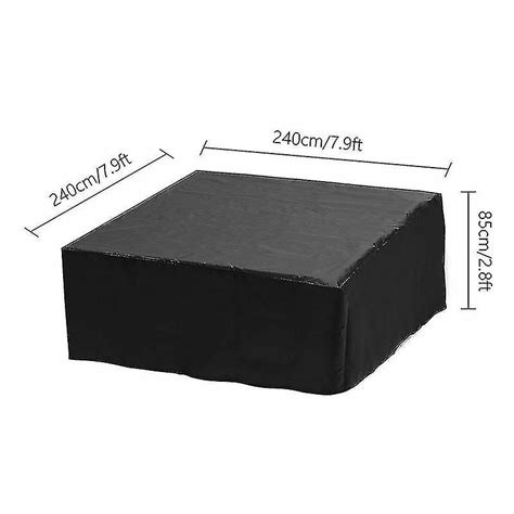 Evago Waterproof Square Hot Tub Cover Outdoor Spa Covers Fruugo Uk