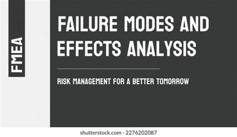 Fmea Failure Modes Effects Analysis Systematic Stock Vector Royalty Free 2276202087 Shutterstock