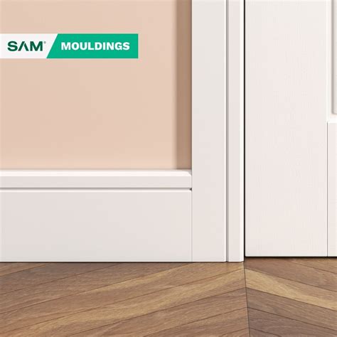 Sam2975 Chamfer And Single V Groove Skirting Board Sam Mouldings