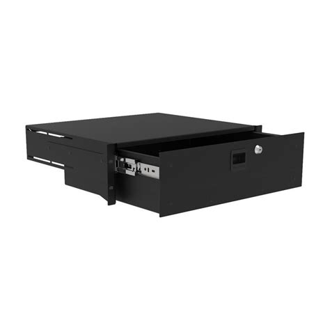 3u Heavy Duty Rack Drawer With Keylock 385mm Deep Nsp Cases