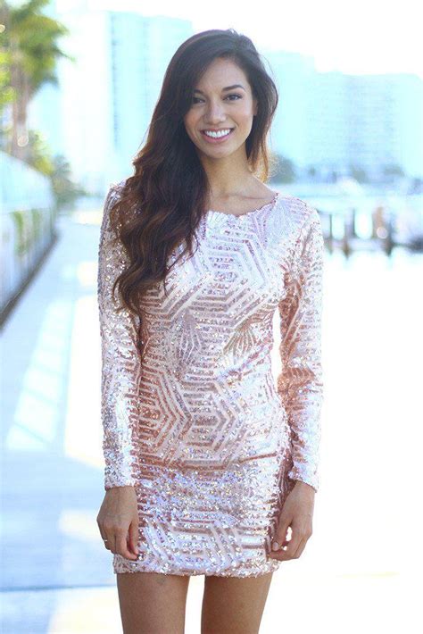 Blush Sequin Short Dress Blush Dress Cocktail Dress Saved By The