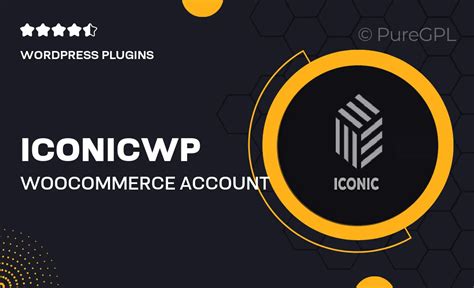 Iconicwp Woocommerce Account Pages