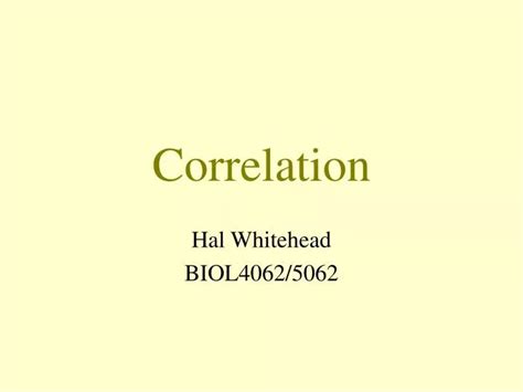 PPT Correlation PowerPoint Presentation Free Download ID 209119